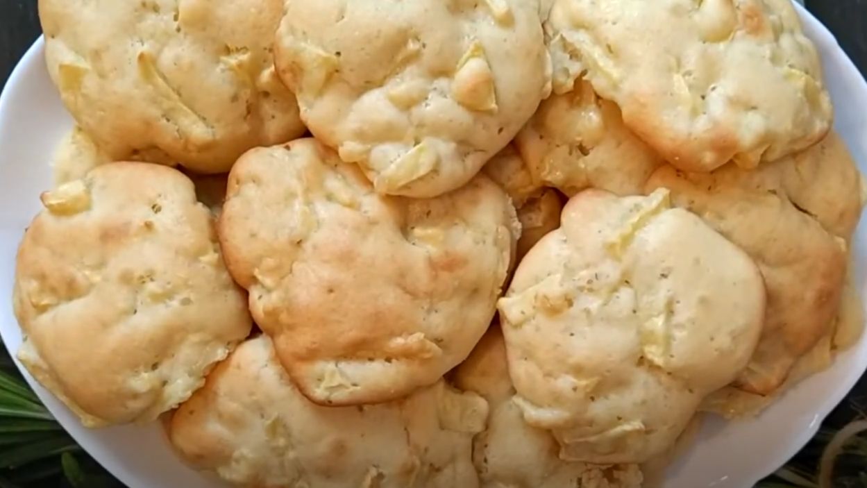 Нежнее булочек! Вкусняшка к чаю за 20 минут. Яблочное печенье
