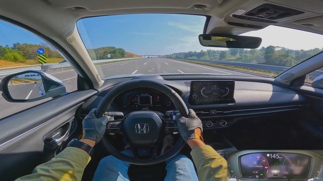 Тест-драйв HONDA ZR-V 2.0 HYBRID eHEV 2023 года выпуска-от первого лица в 4K