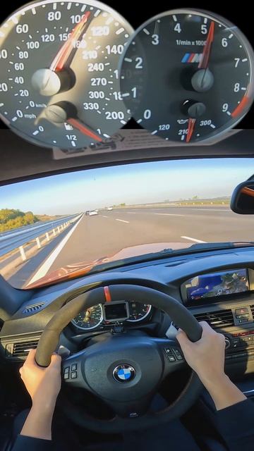 2010 E92 M3 GTS - МАКСИМАЛЬНАЯ СКОРОСТЬ НА АВТОБАНЕ