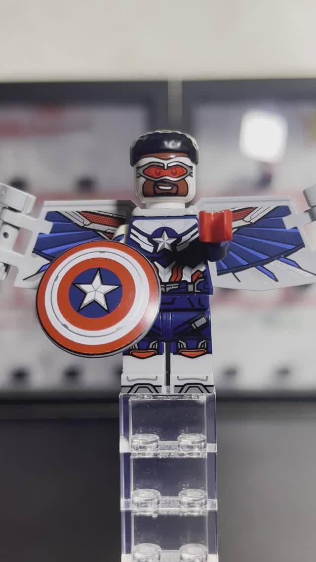 💭My collection of Lego Marvel minifigures (Captain America Sam Wilson) №112