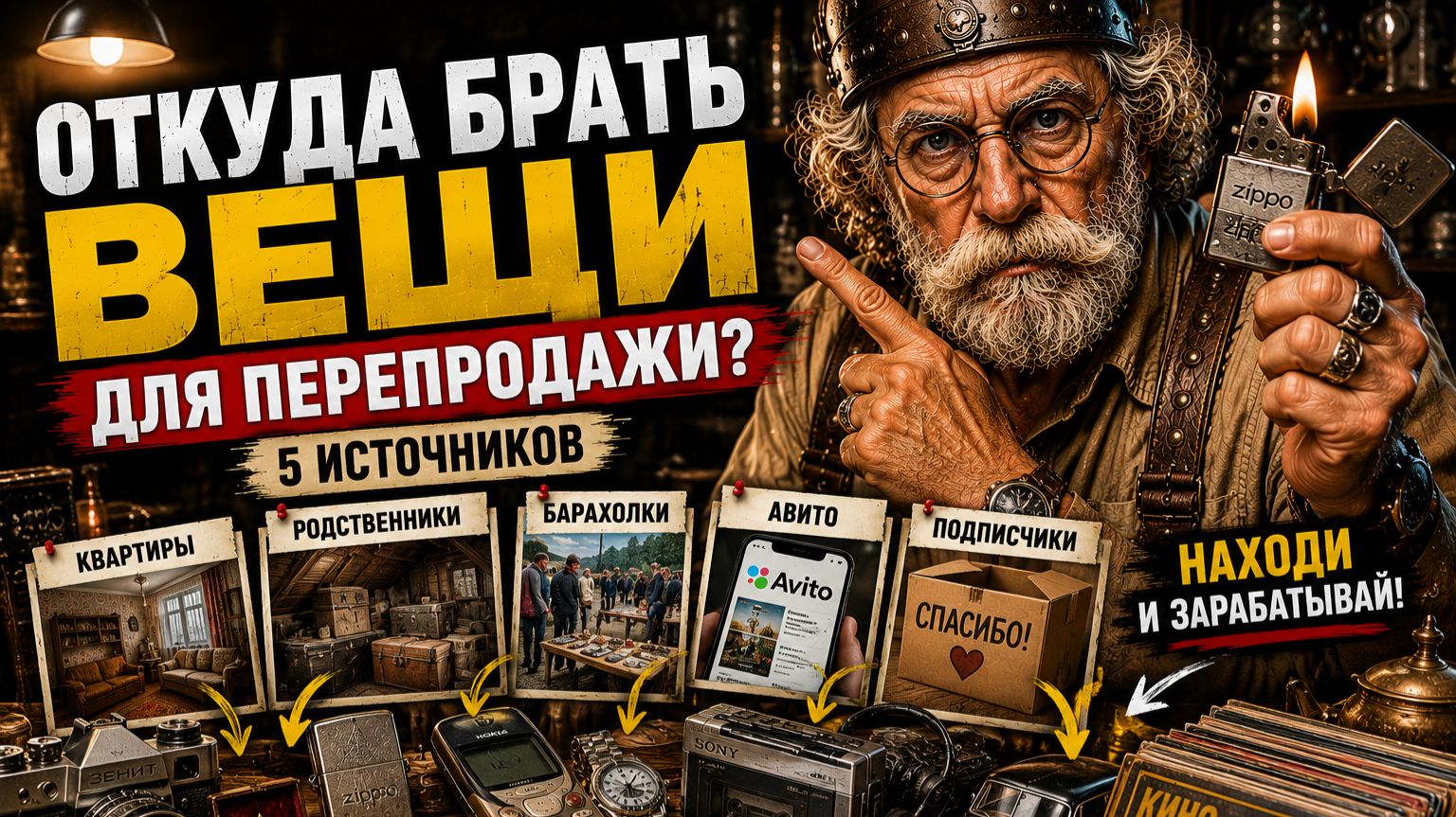 Откуда я беру вещи на перепродажу? Всё проще, чем кажется