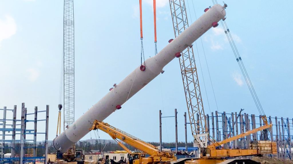 Мобилизация производства в районы строительства