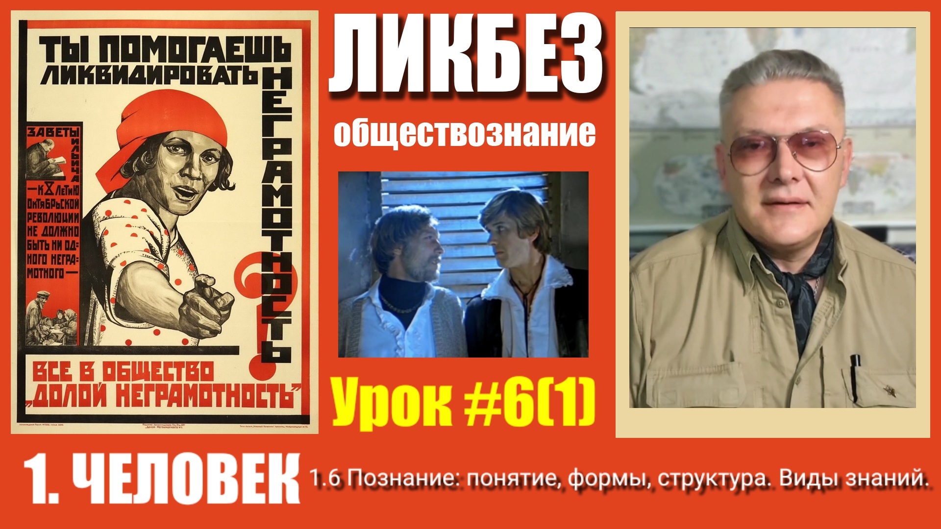 ОБЩЕСТВОЗНАНИЕ: ЧЕЛОВЕК 1.6.1 Познание: понятие,формы, структура. Виды знаний.