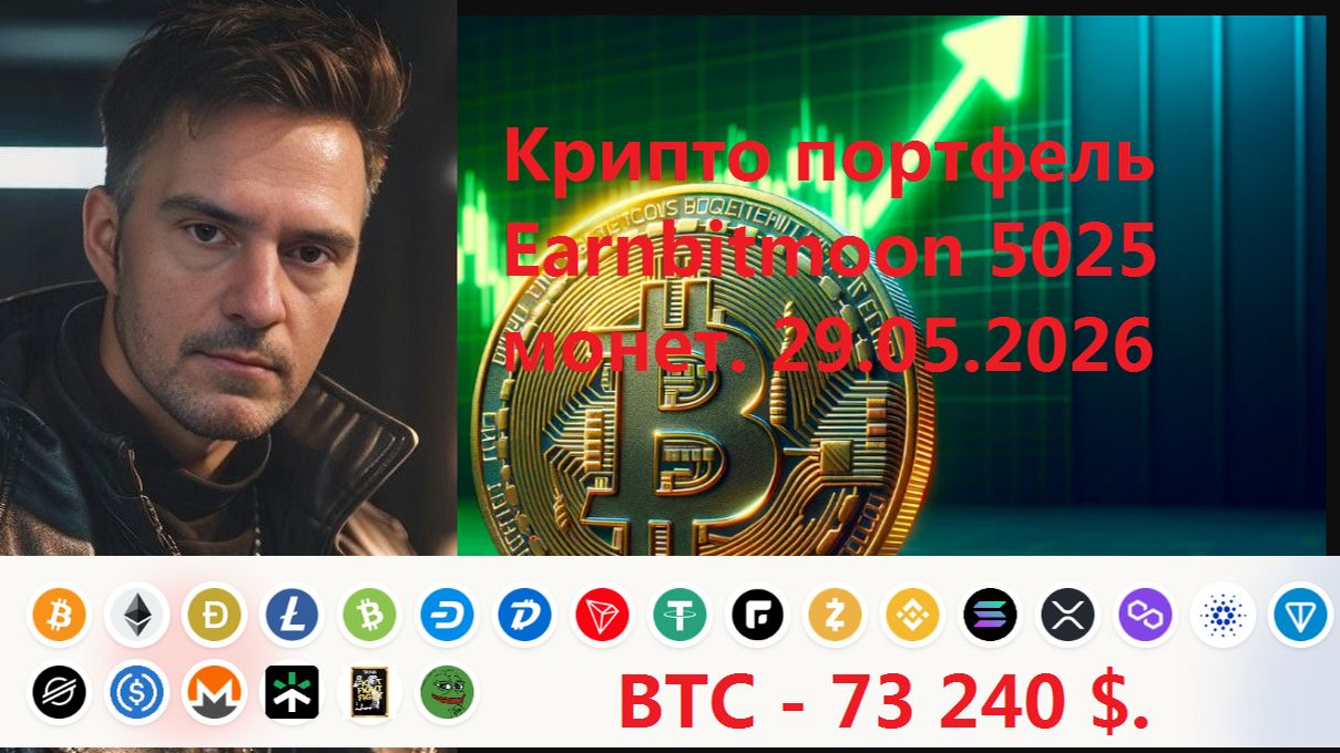 Крипто Портфель . Обзор 29.05.2026