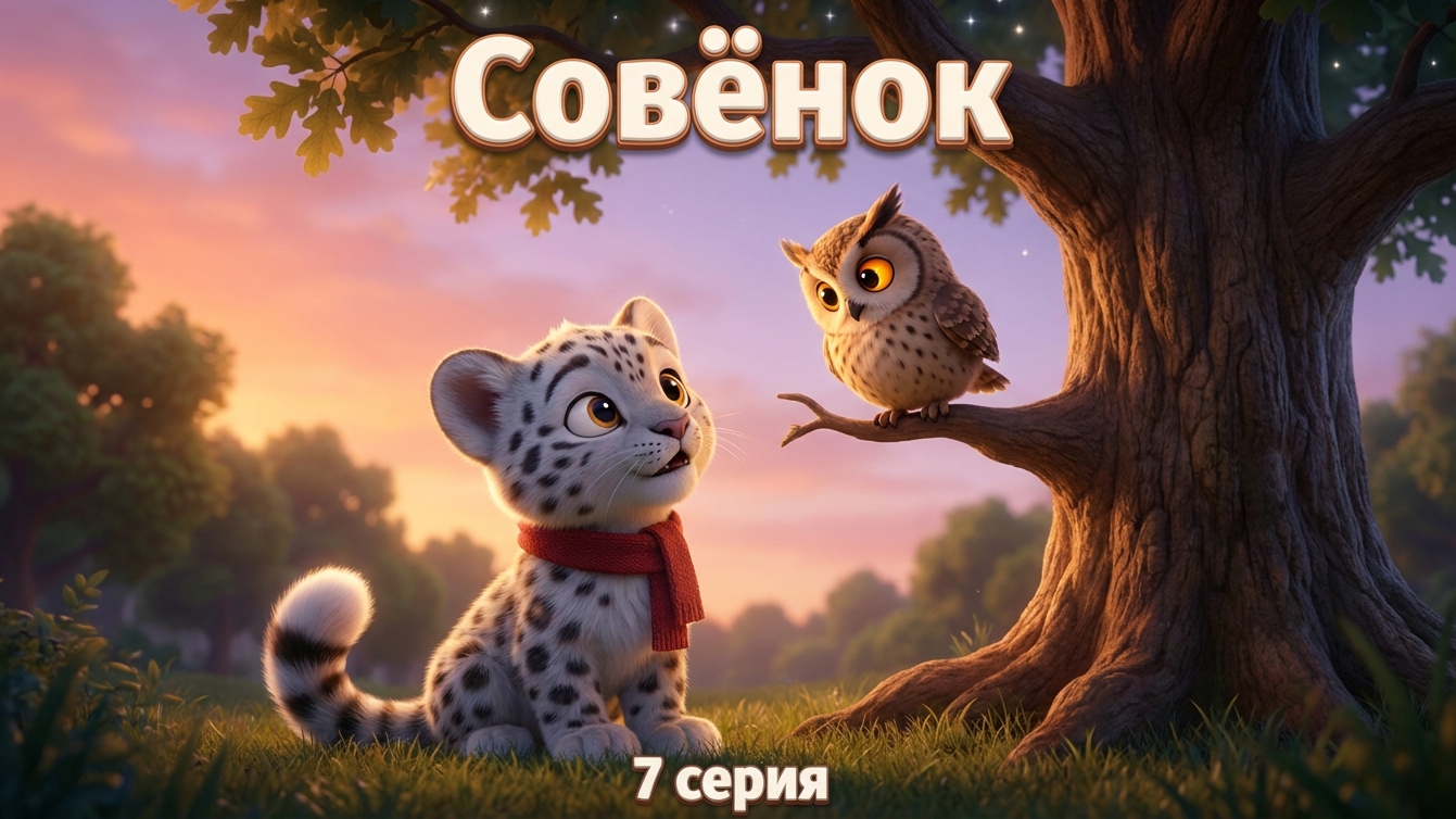 Совёнок | Серия 7 | Спокойный мультик для детей и малышей 1-6 лет