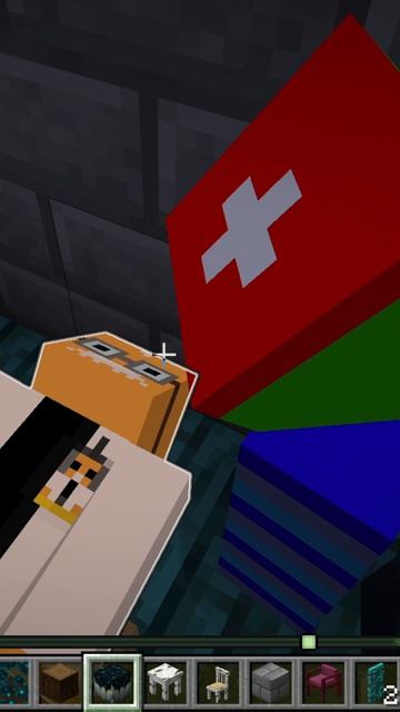 NPC-персонаж застрял в стене #майнкрафт #minecraft  #minecraftmemes