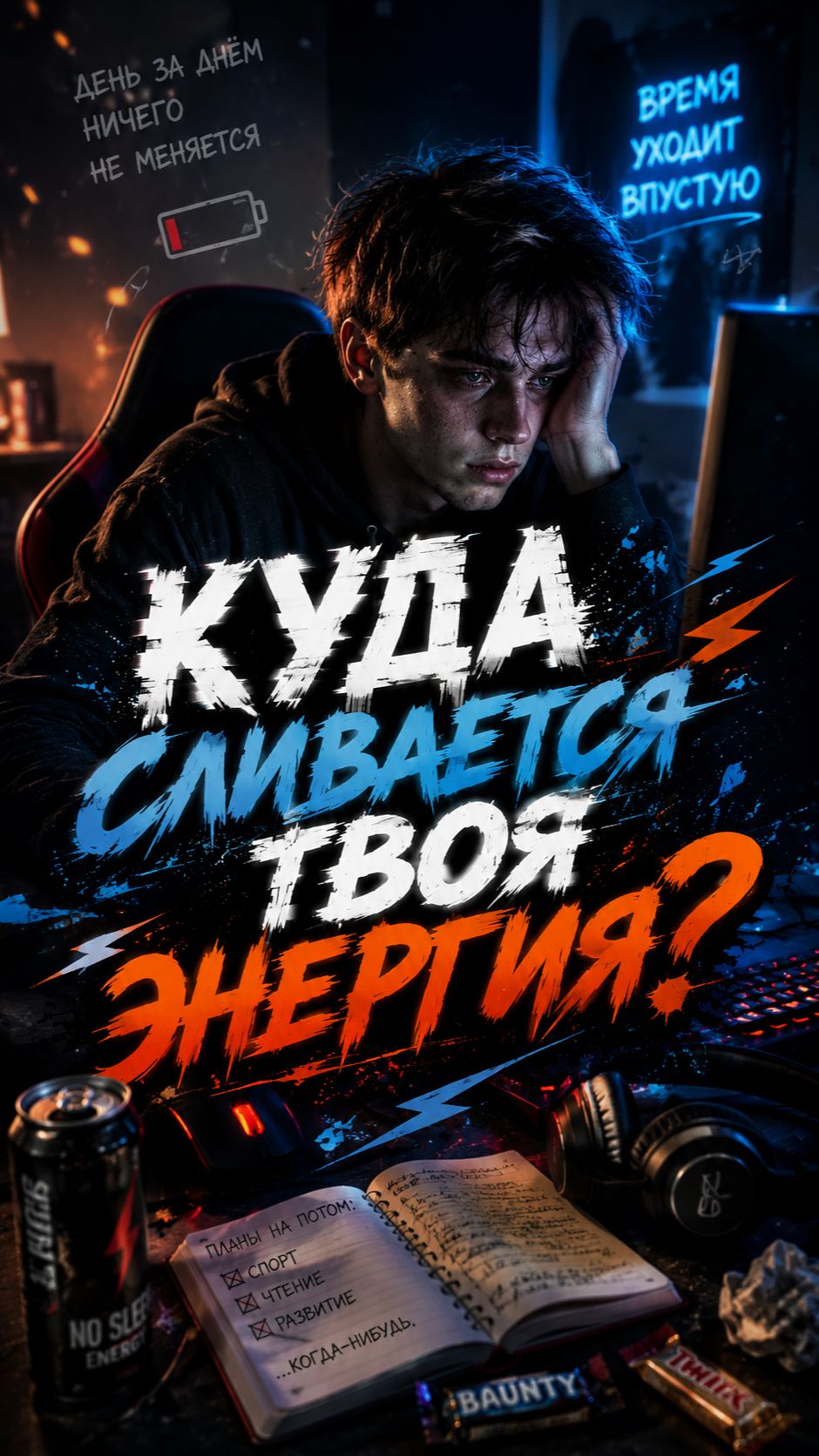 ПОЧЕМУ У ТЕБЯ НЕ ХВАТАЕТ ЭНЕРГИИ НА ПОВСЕДНЕВНЫЕ ДЕЛА?