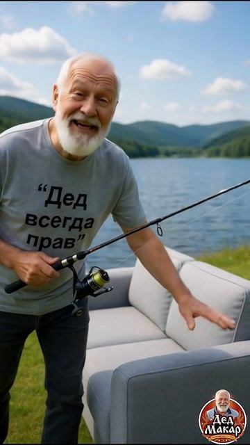 Рыбалка и диван - что может быть лучше?