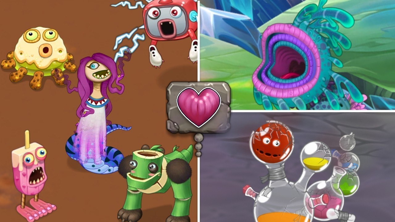 Редкий Колбо, Сапаз, Новые 1derland Костюмы - My Singing Monsters (Мои Поющие Монстры, Msm, Мсм)