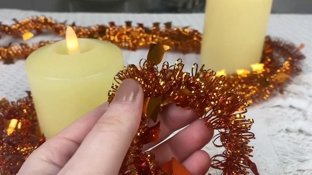 Мишура КОЛОКОЛЬЧИК, 2 см х 2.7 м, темно-золотая, М1408