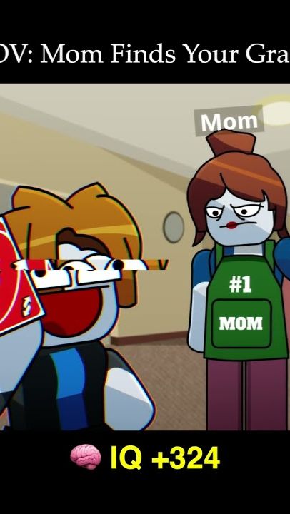 POV: Mom Finds Your Grade - ROBLOX ANIMATION