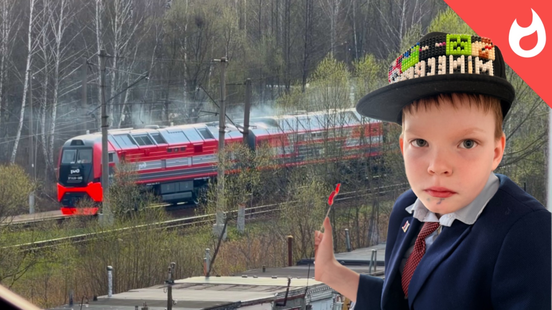Хомяк машинист и интересные поезда