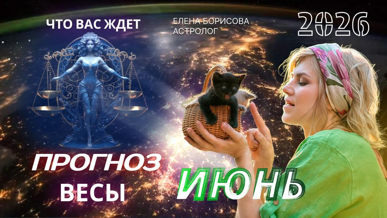 Весы  Прогноз на ИЮНЬ 2026