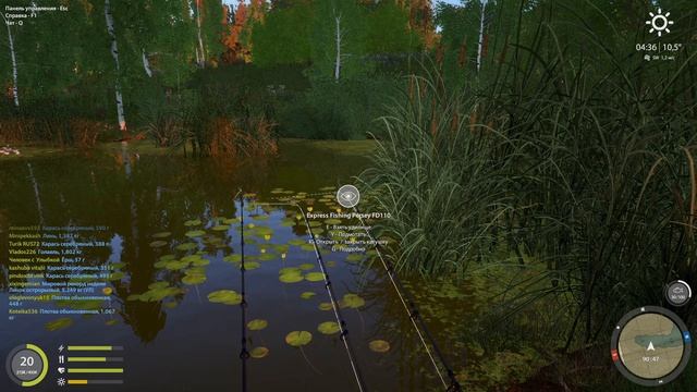 Russian Fishing 4 182 серия не плохие караси
