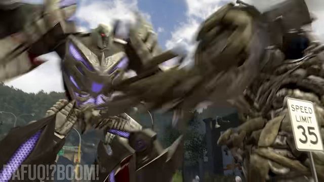 Transformers Megatron vs G1 Megatron (SFM Transformers 5 Fight Animation Scene)