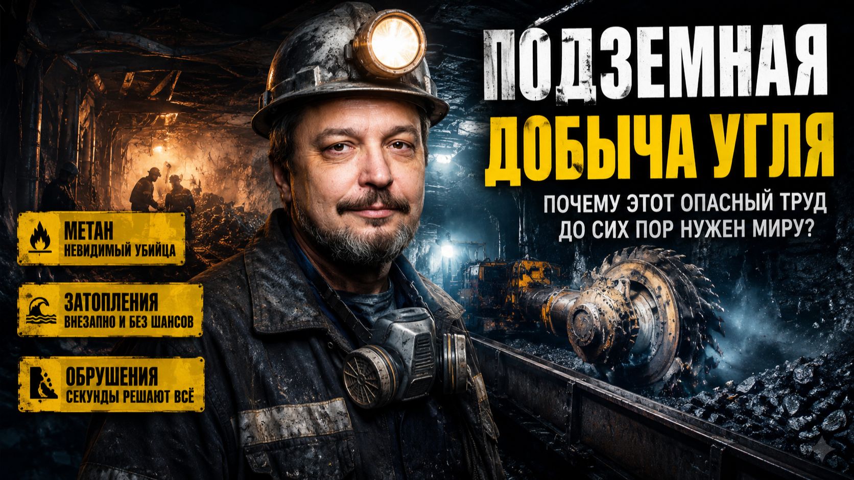 Почему шахтеры рискую жизнью? Как добывают уголь, взрывы метана и китайская техника
