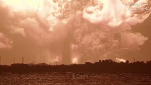 Мощный взрыв уничтожил ракету Джеффа Безоса прямо во время испытаний на стартовой площадке.