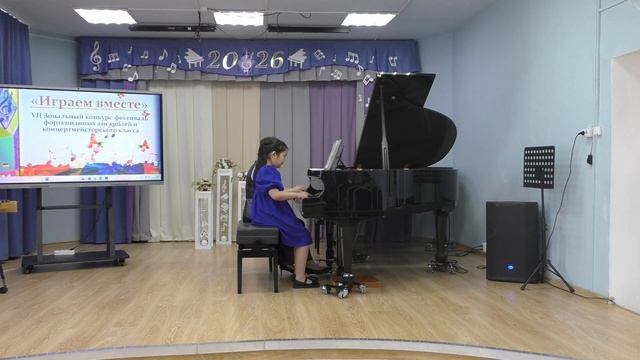 Ольдаева Саяна - Л. Бетховен Марш из музыки к пьесе "Афинские развалины"