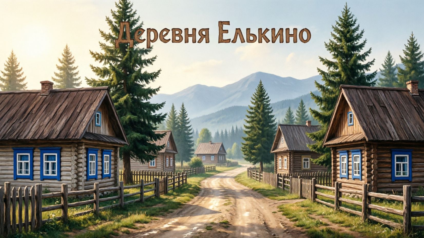 360. Панорама деревня Елькино. Лебяжский район.