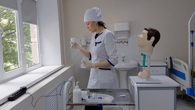 Проведение ингаляции с использованием компрессорного небулайзера (аккредитация)