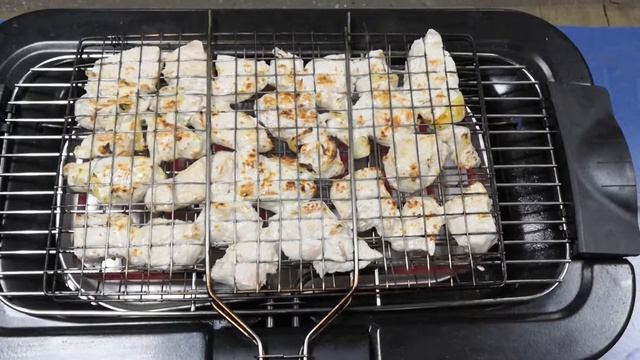 Шашлыки зимой (в гараже на электро гриле)