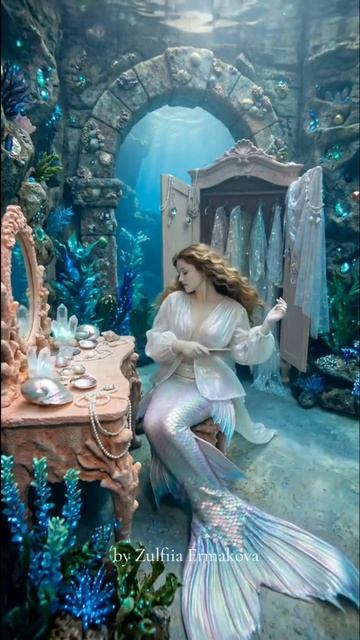 Glamorous underwater life. Mermaid aesthetic 🪸🪸🪸
