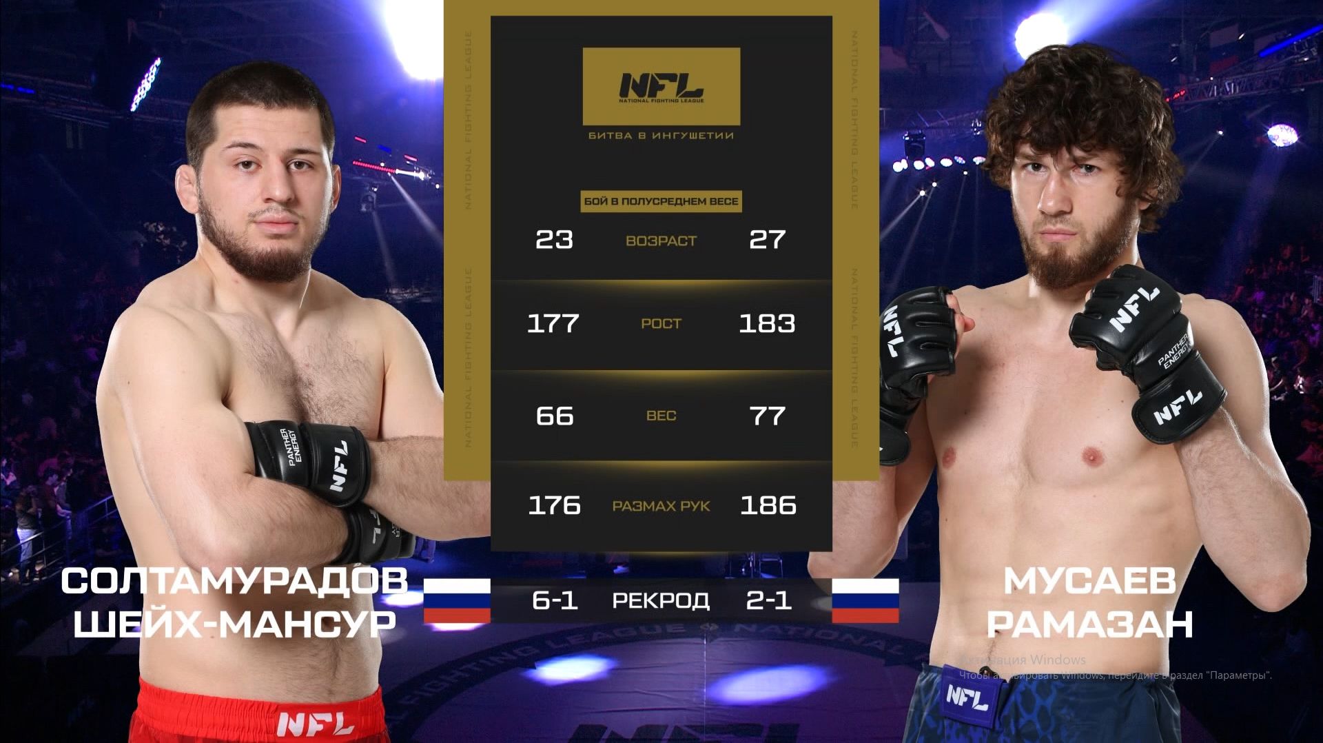 Солтамурадов Шейх-Мансур vs. Мусаев Рамазан | Soltamuradov Sheikh-Mansur vs. Musaev Ramazan | NFL 4