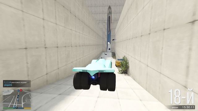 Не возможно не сгореть в стенке на стенку в GTA V OnLine