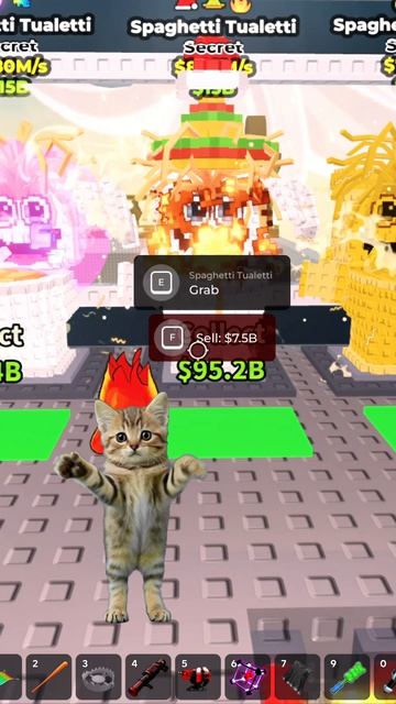 Spageti toaleti 🥵🤯 Steal a Brainrot Roblox