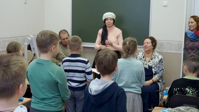 Встреча учеников с героем СВО Михаилом Улитиным, 26.11.2023.