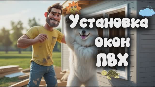 Каркасный мини дом 4х5 своими руками. Установка ПВХ окон.