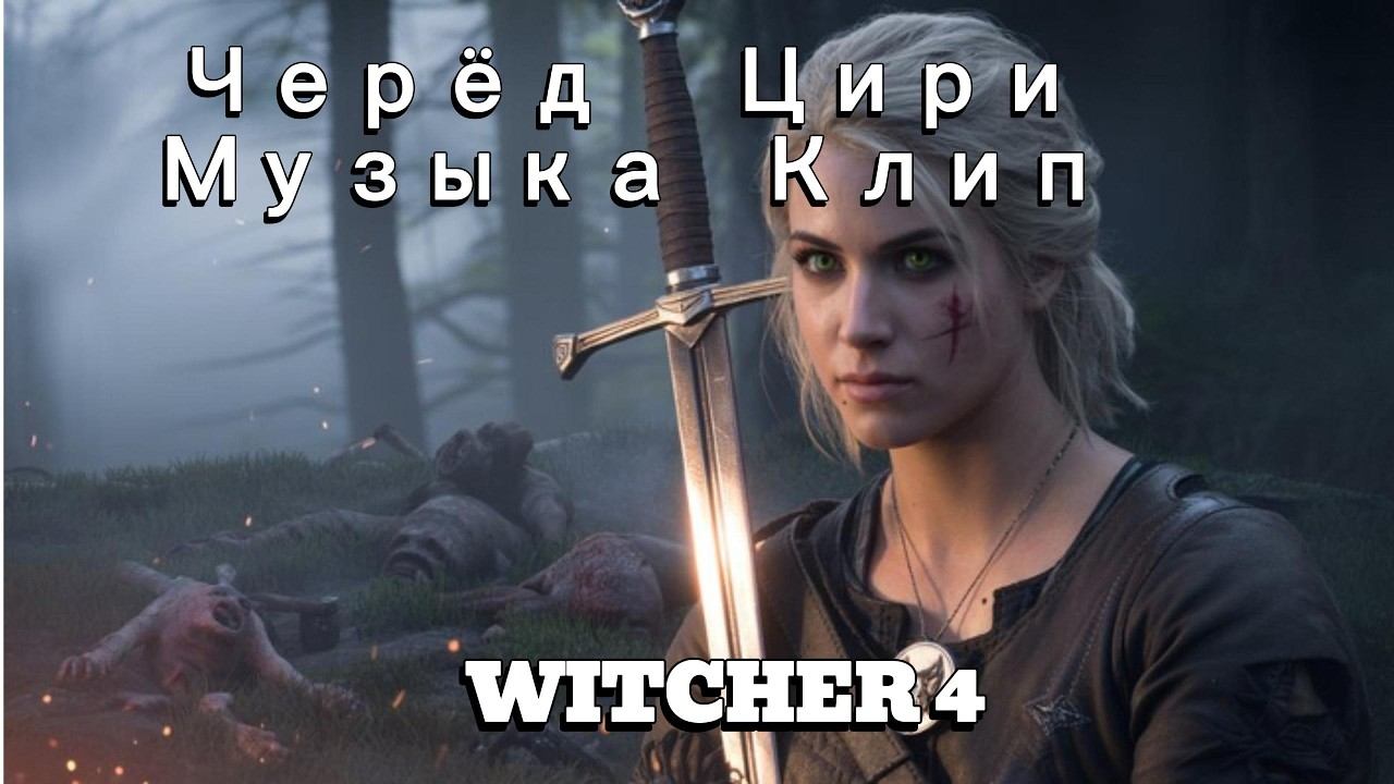 Пора Цири Музыка клип #музыка #игра #klip #witcher #witcher3 #witcher4 #music