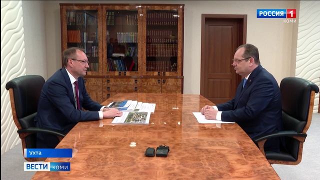 Глава Коми и директор «Газпром трансгаз Ухта» проинспектировали ход строительства «Газпром парка»