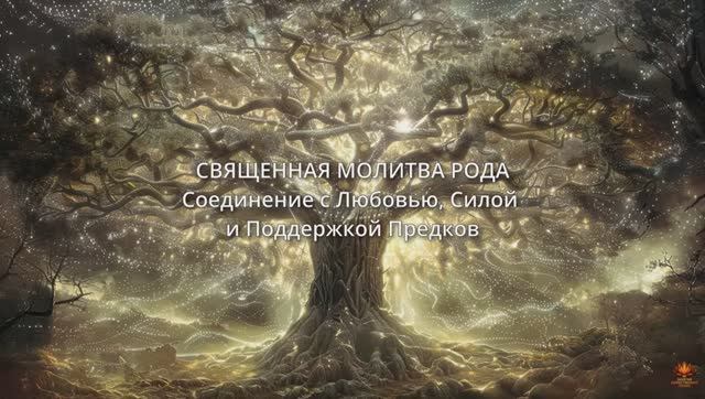Священная Молитва Рода. Любовь, Сила, Защита и Исцеление Душ Предков.