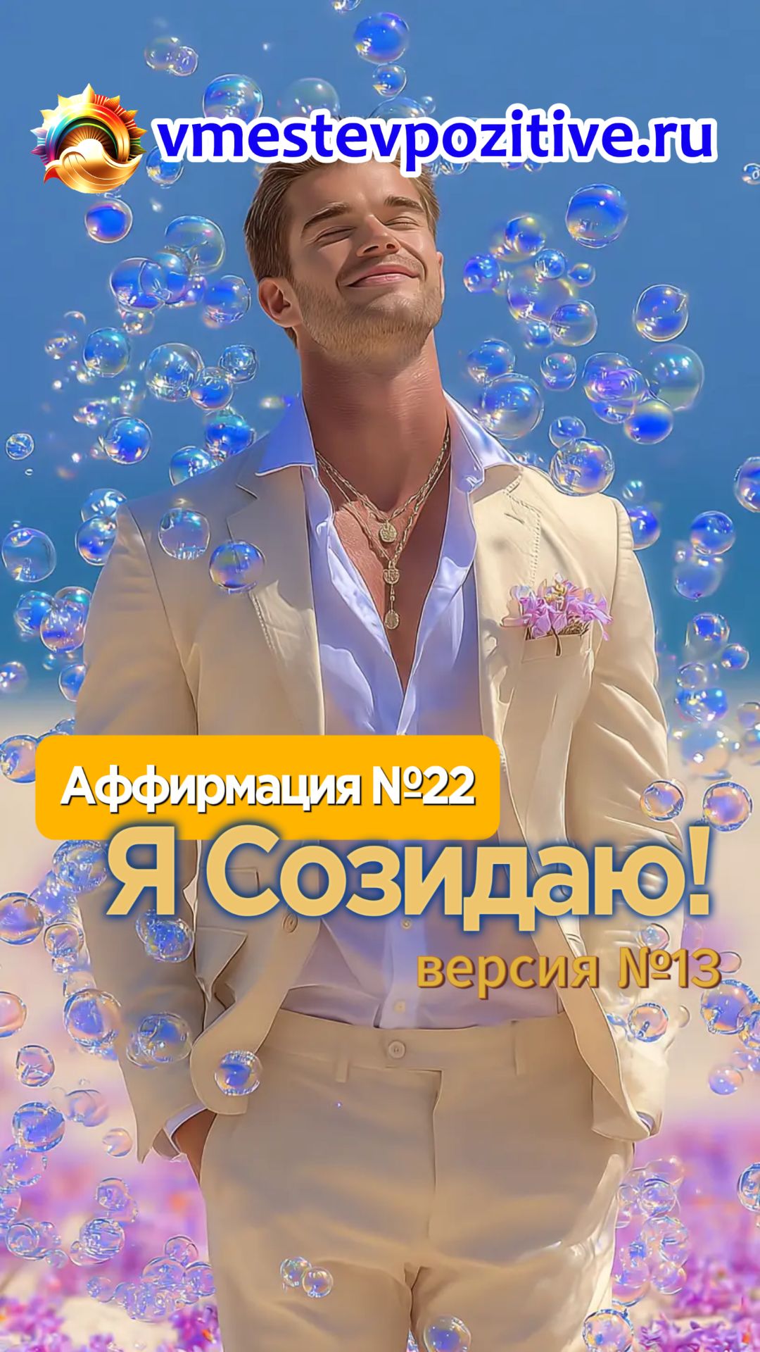 Affirmation. Male. №22. Я созидаю (v13)