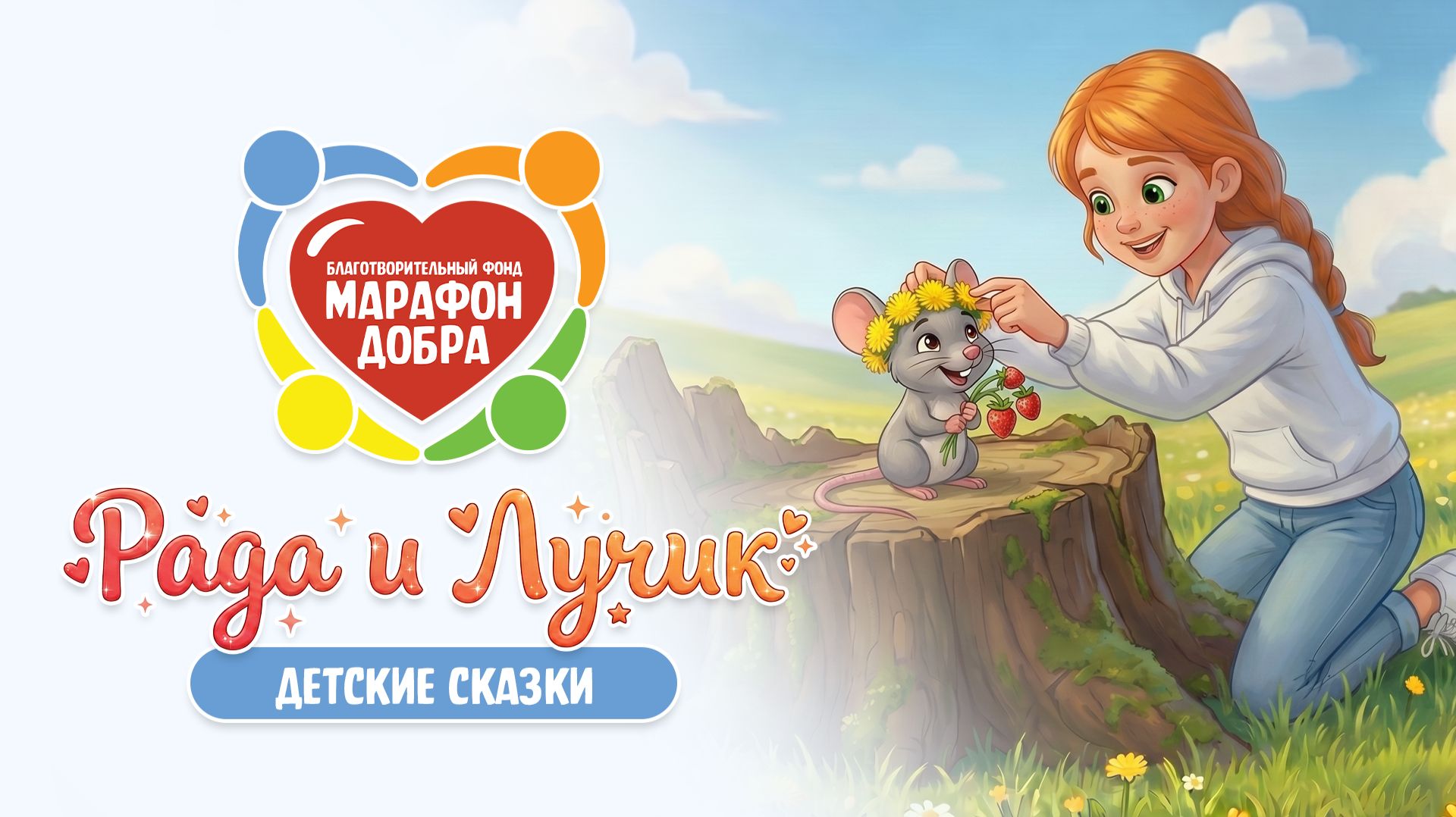 Детская сказка "Делиться всегда приятно!"