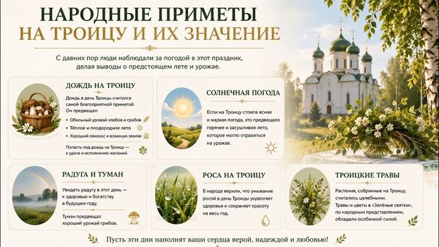 31 мая Троица Народные приметы