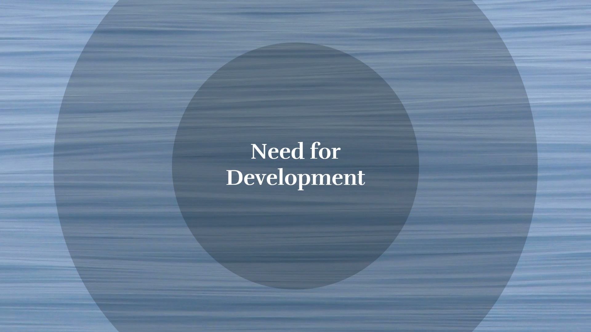 Need for development