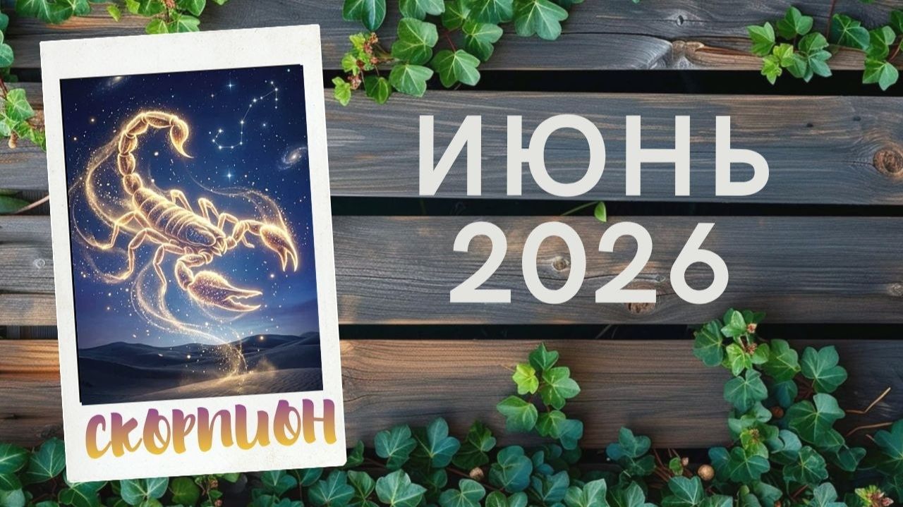 СКОРПИОН ♏ ИЮНЬ 2026🔥