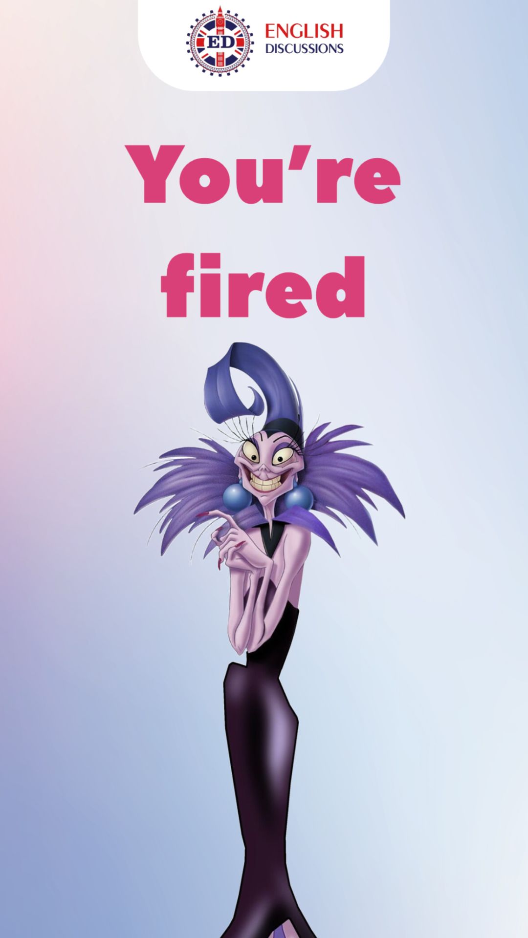 You're fired! 😣Школа английского языка English Discussions