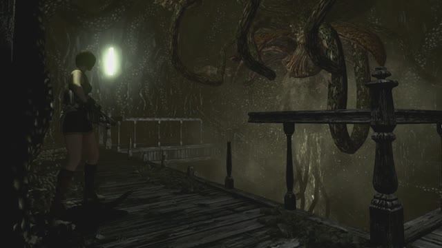 Resident Evil HD Remaster Старый Дом Босс Кальмар Растительный Джилл Валентайн #8