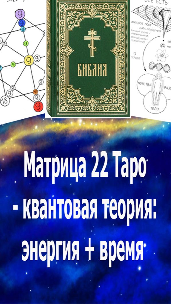 Матрица судьбы по 22 Таро - квантовая теория: энергия + время. #таро#матрицасудьбы#