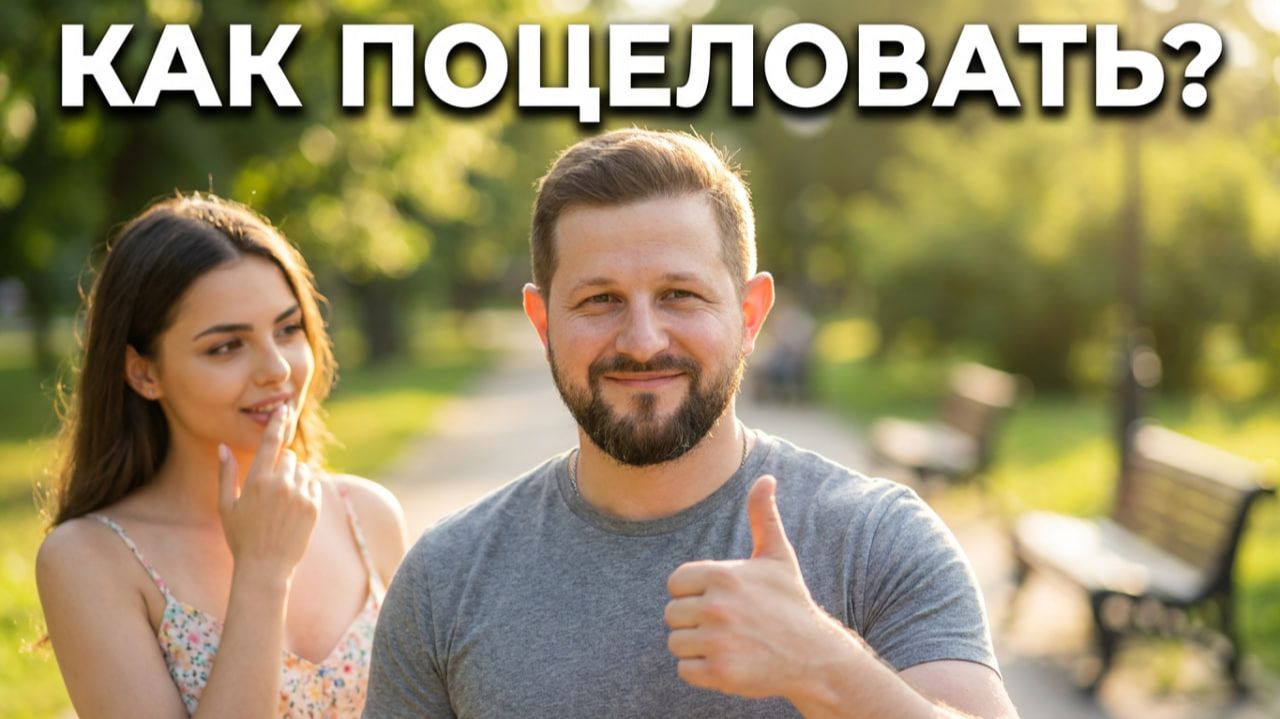 Самый ПРОСТОЙ способ поцеловать девушку: без страха и заумных техник