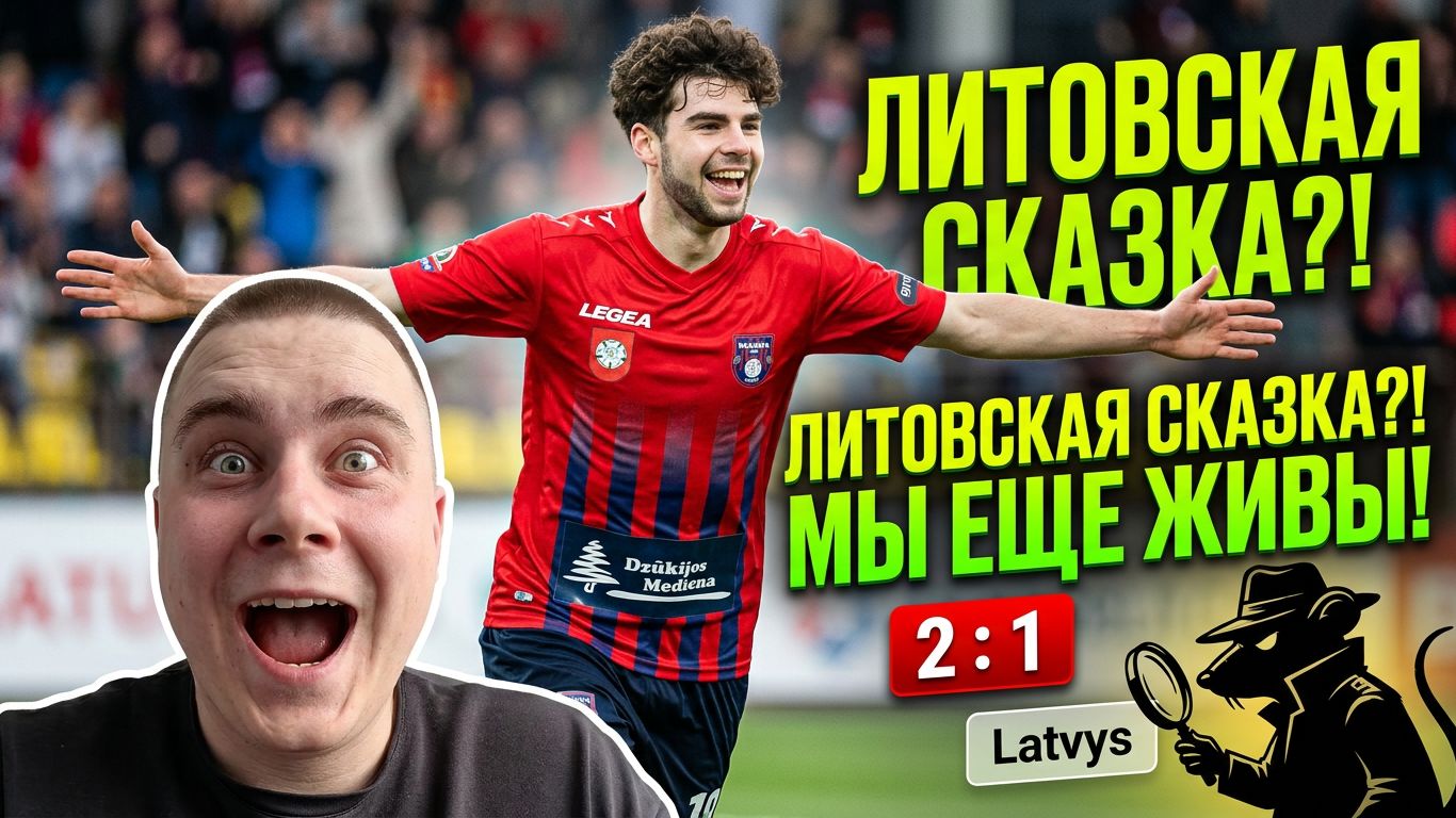 МАТЕМАТИЧЕСКОЕ ЧУДО в FM26! Нас сливает защитник, но мы творим «Литовскую Сказку»? (#3)
