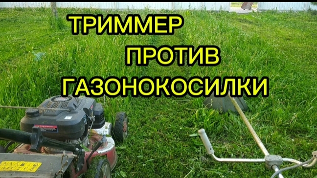обзор газонокосилка, триммер. выбор газонокосилки. выбор триммера. газонокосилка для высокой травы.