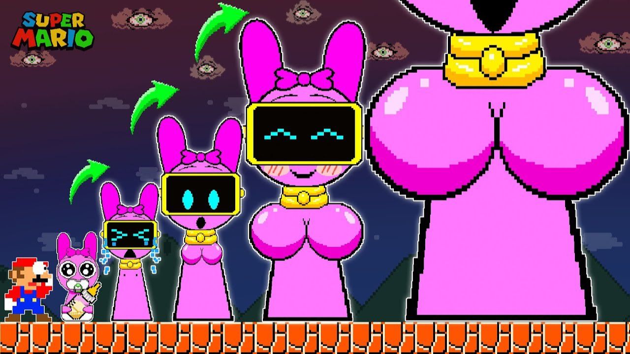 МАРИО И ЭВОЛЮЦИЯ ГИГАНТСКОГО СПРУНКИ ПИНК БОТА НОВЫЙ МОД || ИГРОВАЯ АНИМАЦИЯ