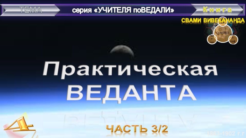 (4) ПРАКТИЧЕСКАЯ ВЕДАНТА -  компиляция - Свами Вивекананда (1863-1902 гг)