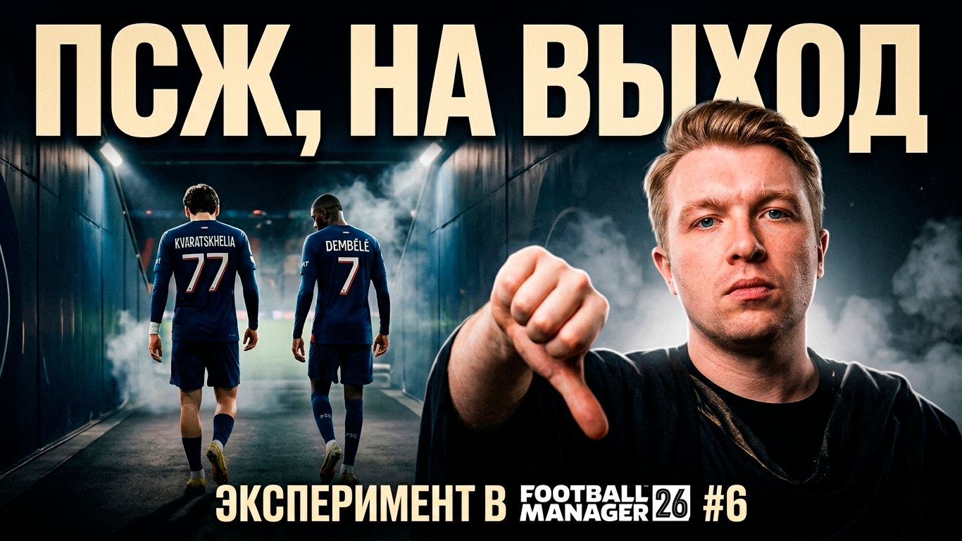 Я ВЫГНАЛ ВСЕХ ИЗ ПСЖ. КТО ПРИШЁЛ НА ЗАМЕНУ? | Что за... эксперимент? | FM26 #6
