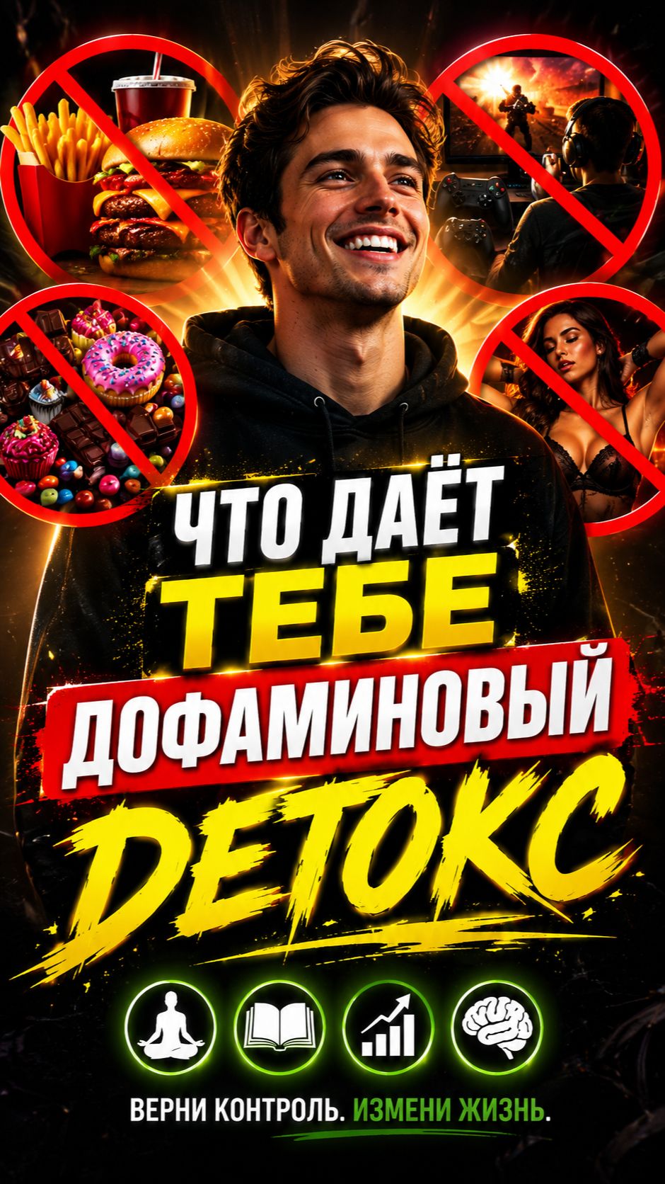 ПОЛЬЗА ДОФАМИНОВОГО ГОЛОДАНИЯ ПРОСТЫМИ СЛОВАМИ