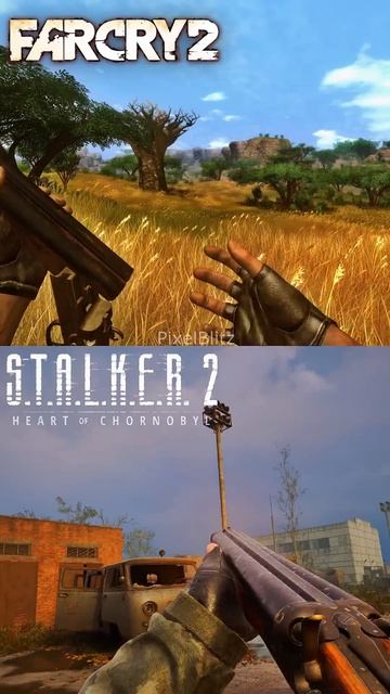 Double Barrel Shotgun Weapon Jams in Far Cry 2 vs STALKER 2